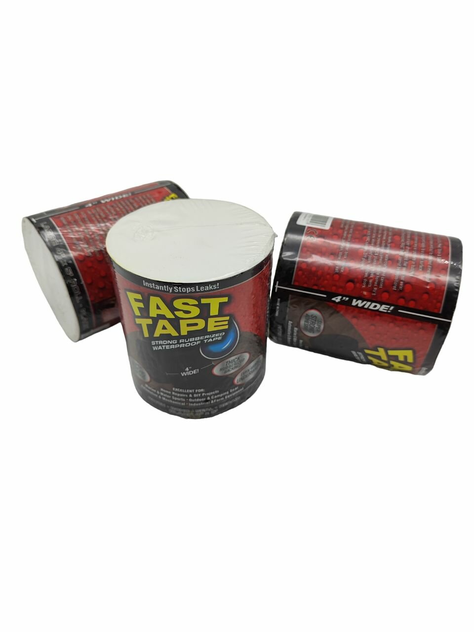 Клейкая лента FastTape сверхсильная 152х10 см, цвет черный