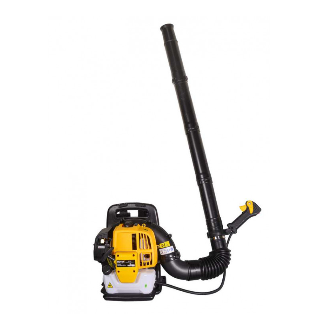 Воздуходувка Huter GB-52S, 2,15 кВт / 2,8 л. с, 85 м/с, бак 1.4 л, ранцевый, желтый