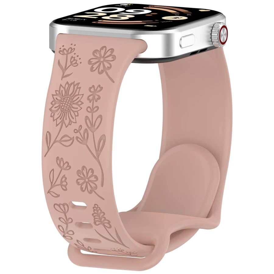 Ремешок ATOPKEY для Xiaomi Mi Smart Band 8 Pro/9 Pro Розовый, For Mi Band 8 9 Pro, Sand Pink