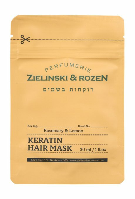 Zielinski Rozen Rosemary Lemon Keratin Hair Mask Travel Pack мл/гр