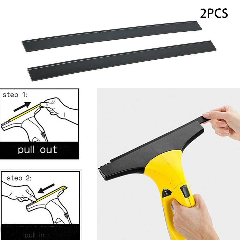 Резинки стеклоочистителя 280 мм, 2 шт — сменные резиновые лезвия для Karcher WV50 WV60 WV70 WV75 WV2 WV5 для окон