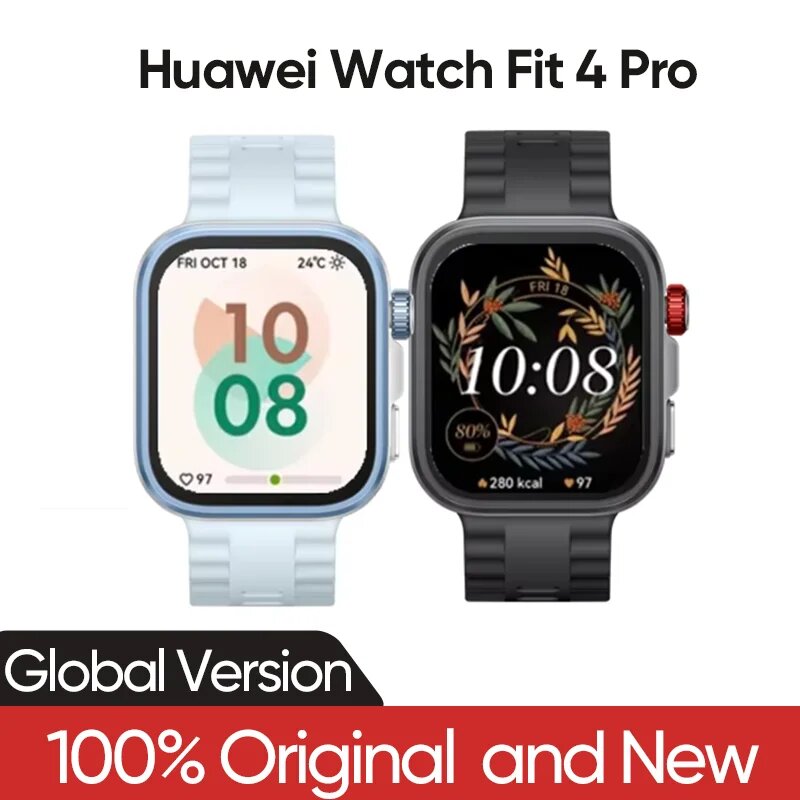 HUAWEI Watch Fit 4 Pro зеленые умные часы, разноцветный