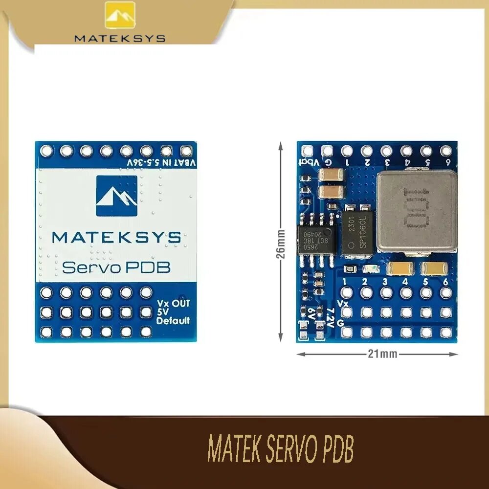 Конвертер MATEK CRSF в PWM 6-канальный, PWM6