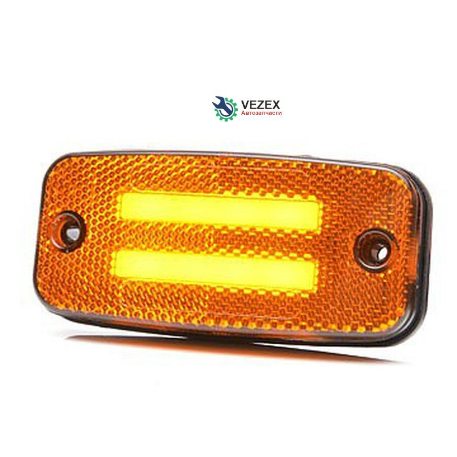 WAS 1138 фонарь габаритный ! желтый 12V-24V LED неон провод 22cm \