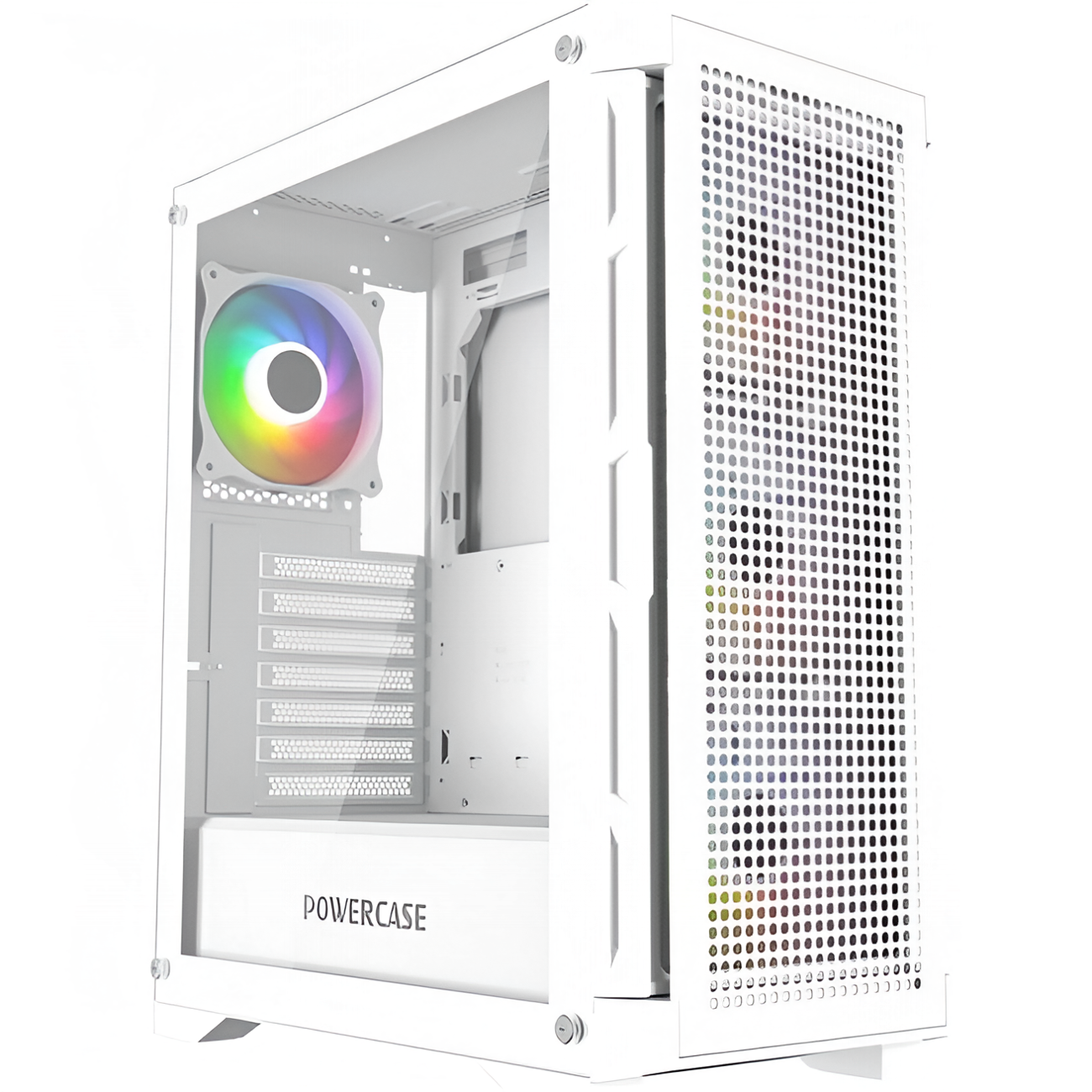 Корпус Midi-Tower PowerCase Ultimate TG, ARGB, White (CUW-A4)