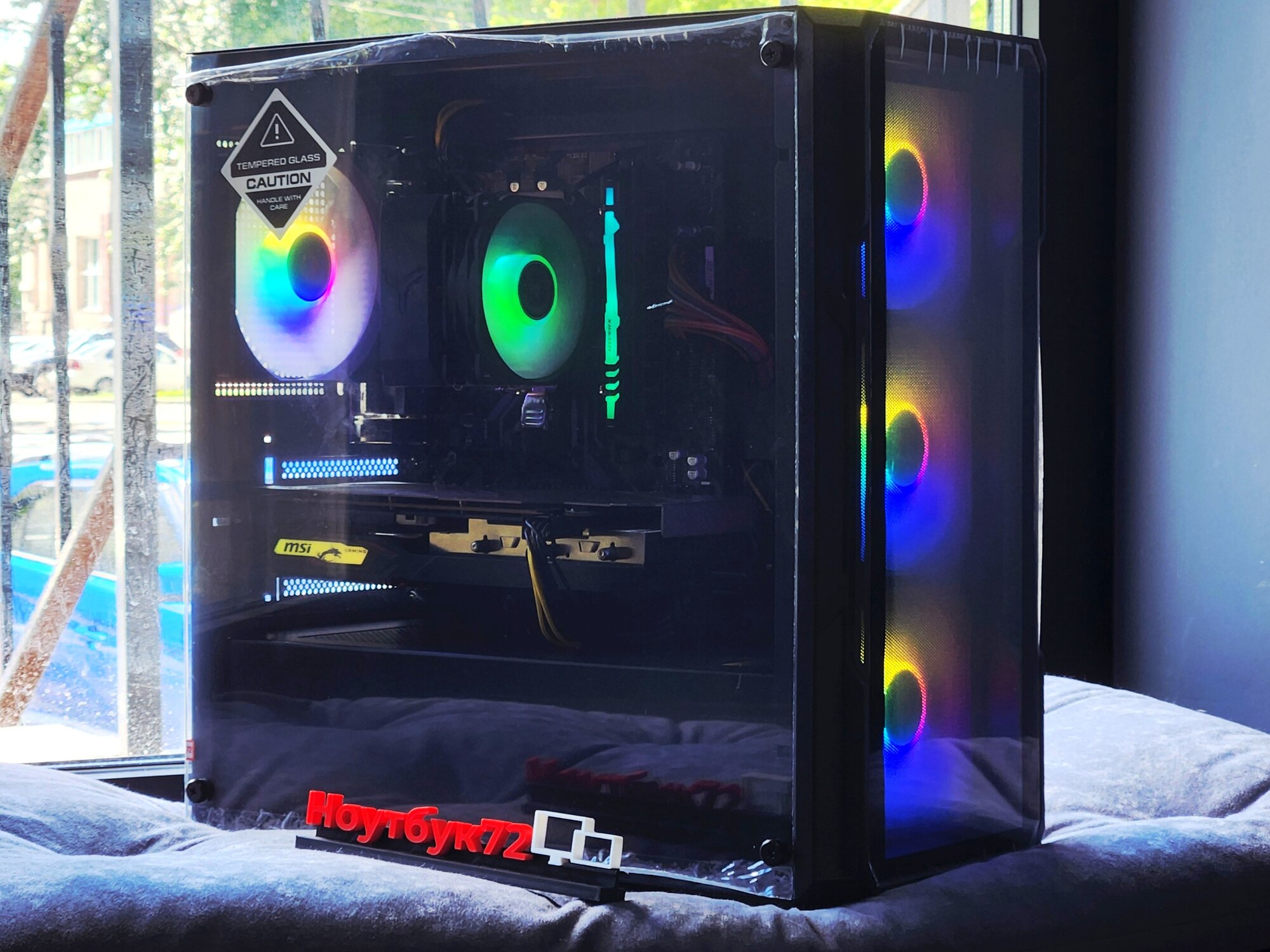Игровой пк на AMD Ryzen 5 2600 AMD Radeon RX 5500 XT 16gb DDR4 512 SSD Windows 10 + Office