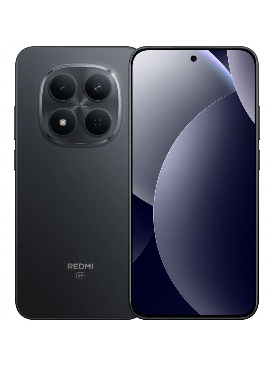 Смартфон Xiaomi Redmi Note 15 Pro 5G 8/256GB, черный (Ростест)