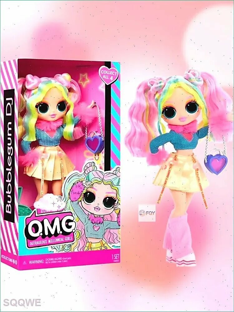 Кукла OMG Fashion Entry Doll Bubblegum DJ Кукла ЛОЛ ОМГ