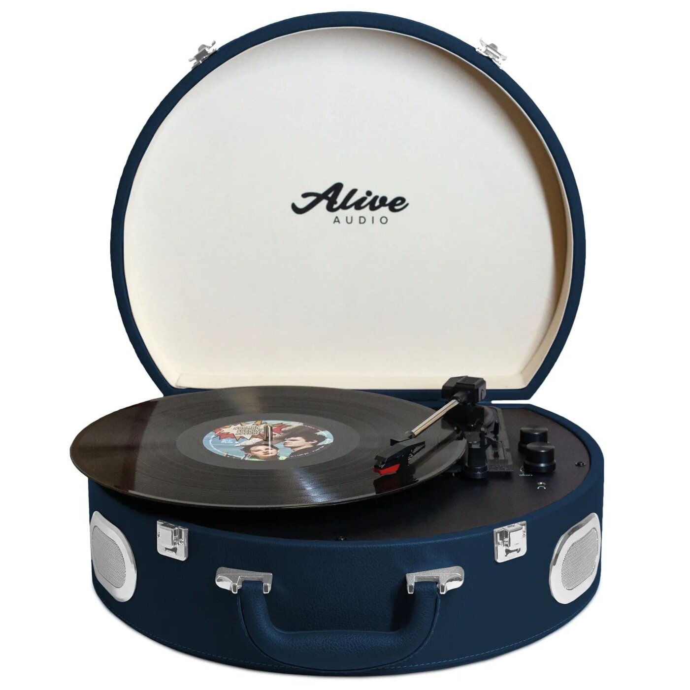 Виниловый проигрыватель Alive Audio Movie Ocean Deep Bluetooth Vinyl Record Player MVI-05-OD