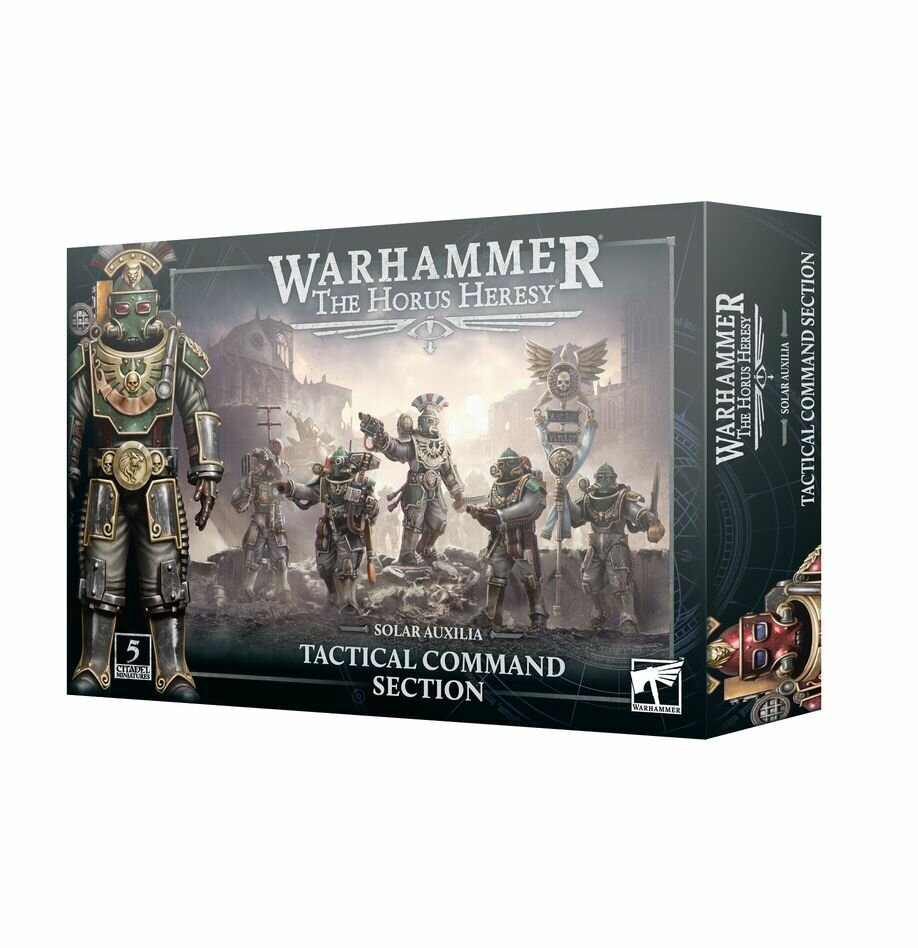Сборная модель Warhammer: Horus Heresy - Solar Auxilia Tactical Command Section