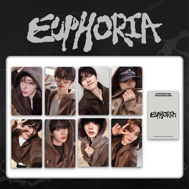 Карточки ALD1 ALPHA DRIVE ONE k-pop карточки коллекционные Фотокарточки 54 * 86 мм 8 шт