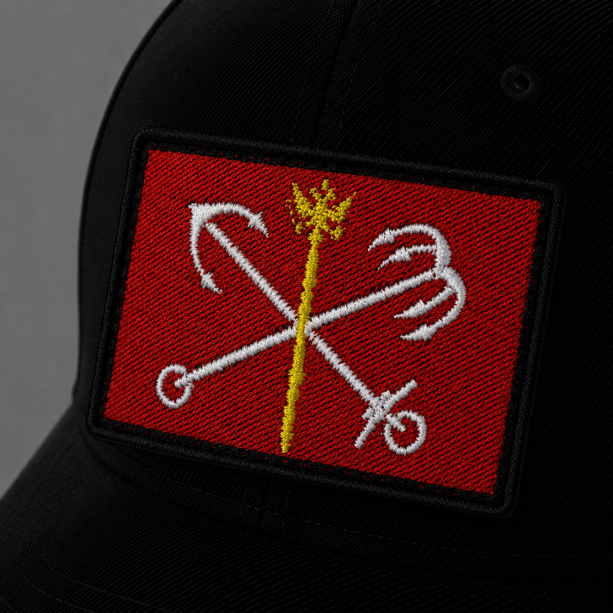 Нашивка, патч, шеврон на липучке "Флаг Санкт-Петербурга" 70x45mm PTC421