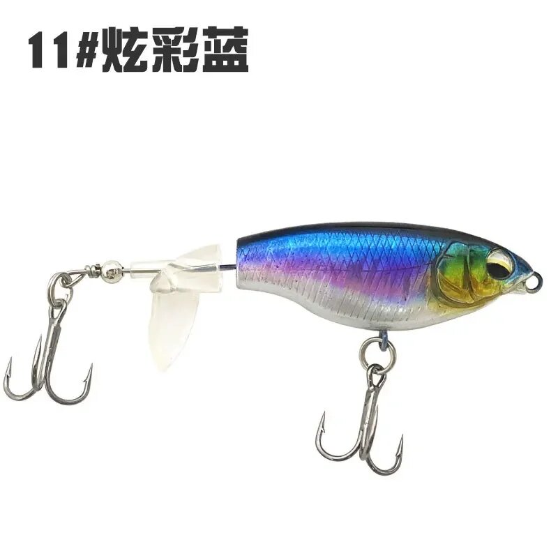 Воблер Topline Tackle Whopper Plopper, 8см, 10г, Dazzling Blue