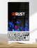 Постер на стену Rust neon flame
