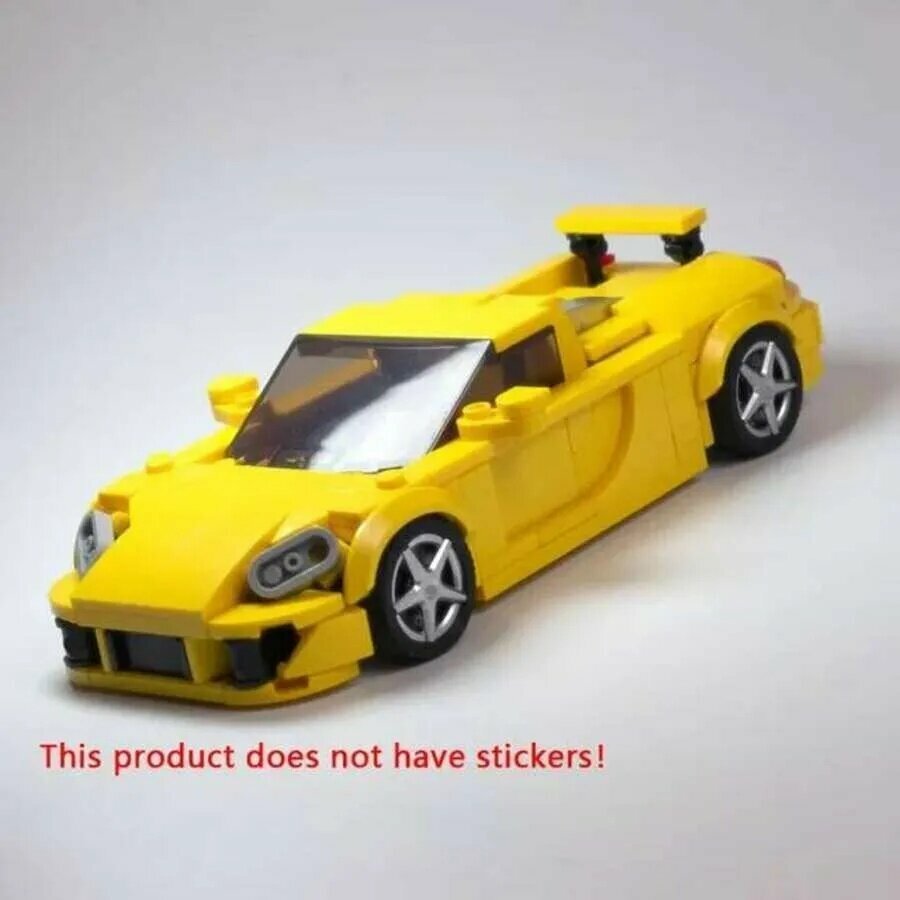 Модель Speed Champion MOC строительные блоки Hypercar Carrera GT