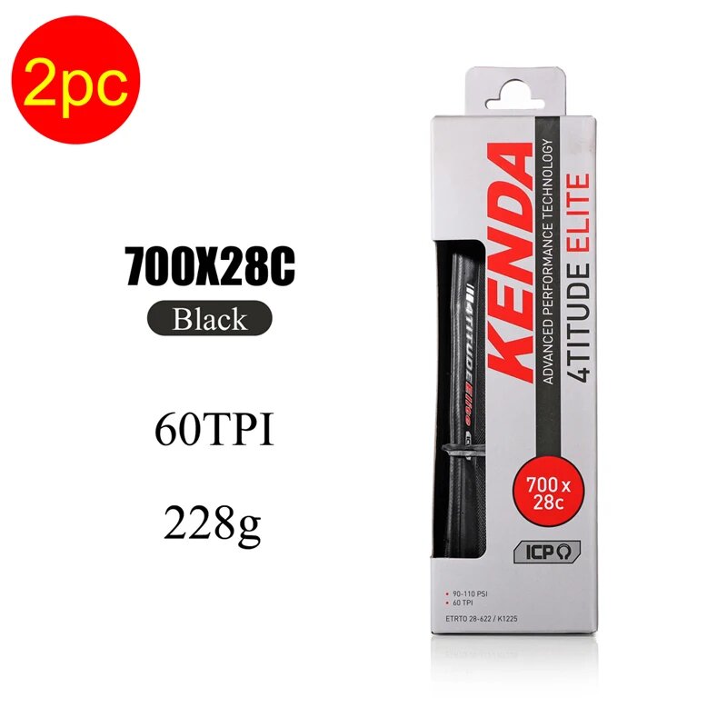 Велосипедные шины Kenda 700C K1225 2pc K1225 28C Black