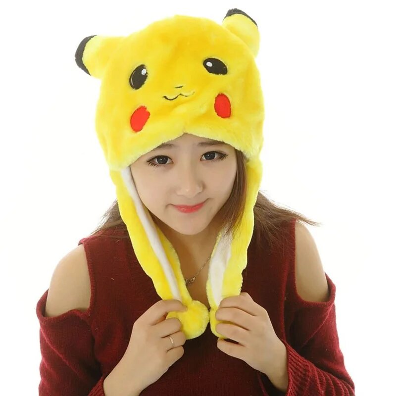 MINISO Плюшевая шапка Китти Пикачу для детей и взрослых Pikachu