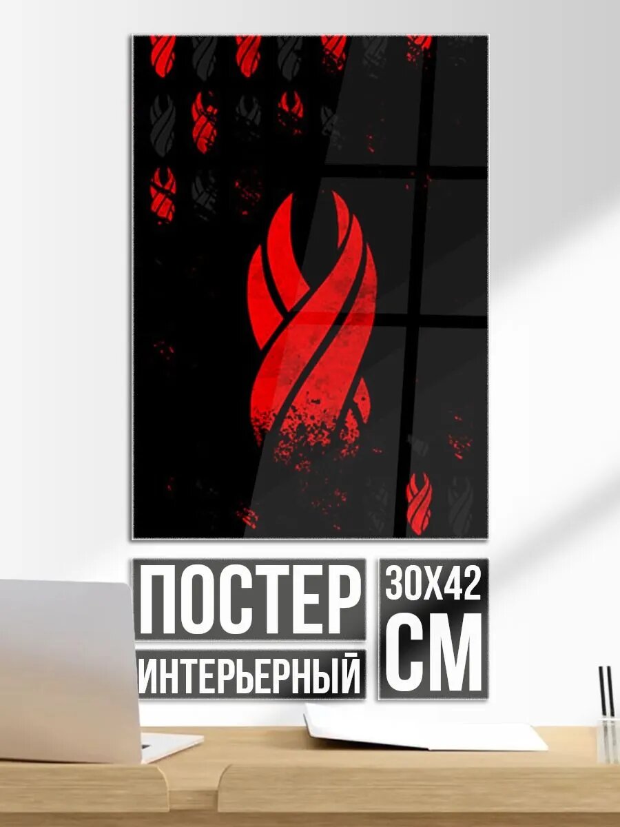 Постер на стену Dead space обелиск
