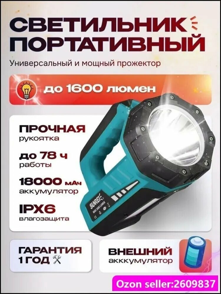 Фонарь-прожектор
