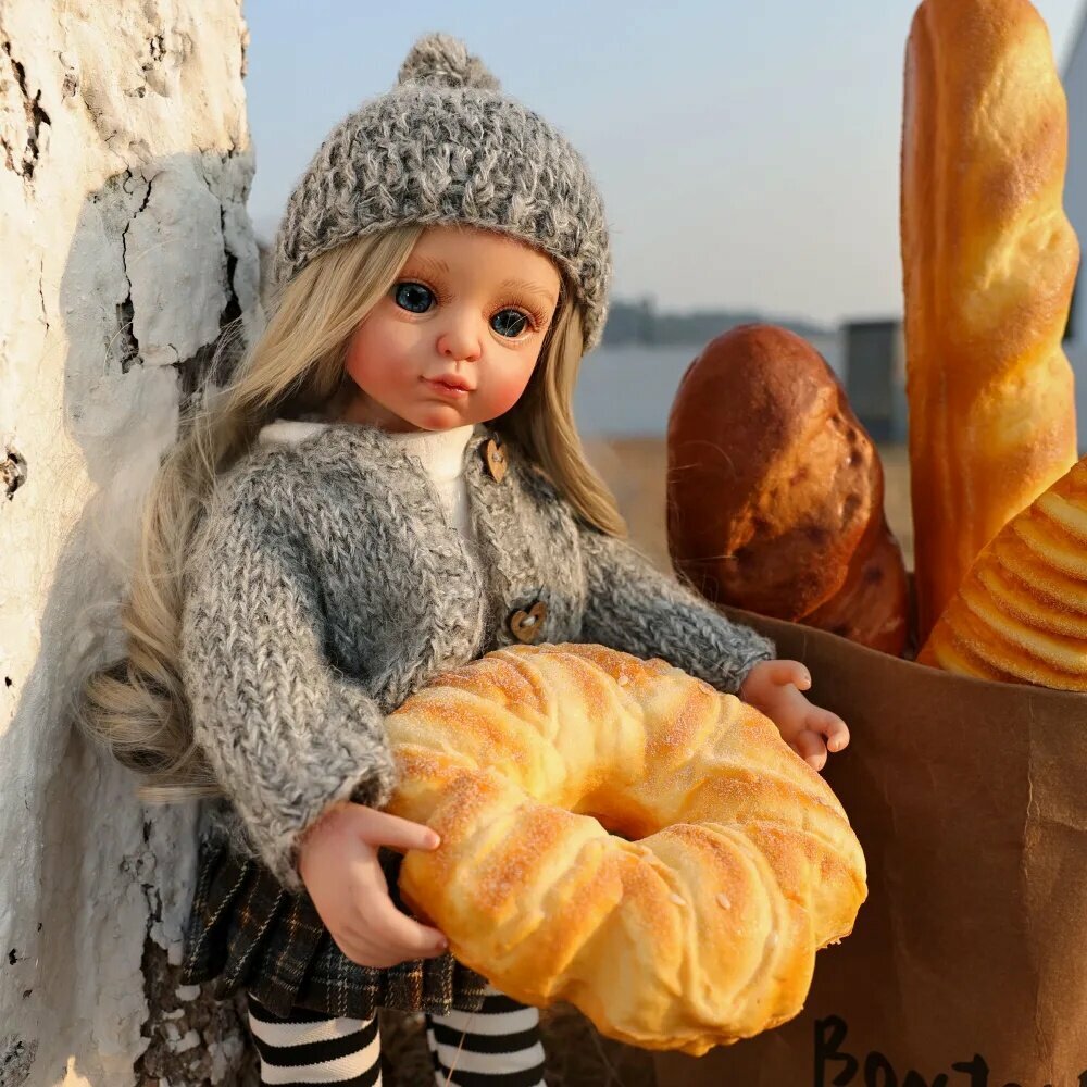 18-дюймовая кукла в стиле колледжа, осенне-зимняя коллекция, ручная роспись, подарок для юных леди