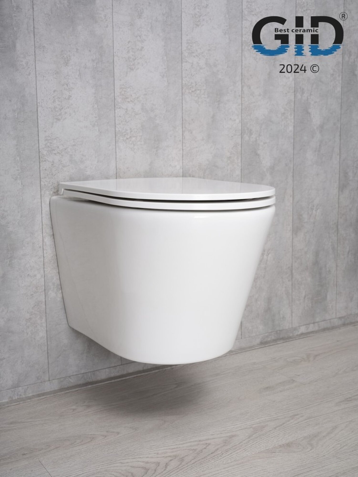 Унитаз подвесной Gid Tr2130 62235Y белый 50x36x35, керамика, белый