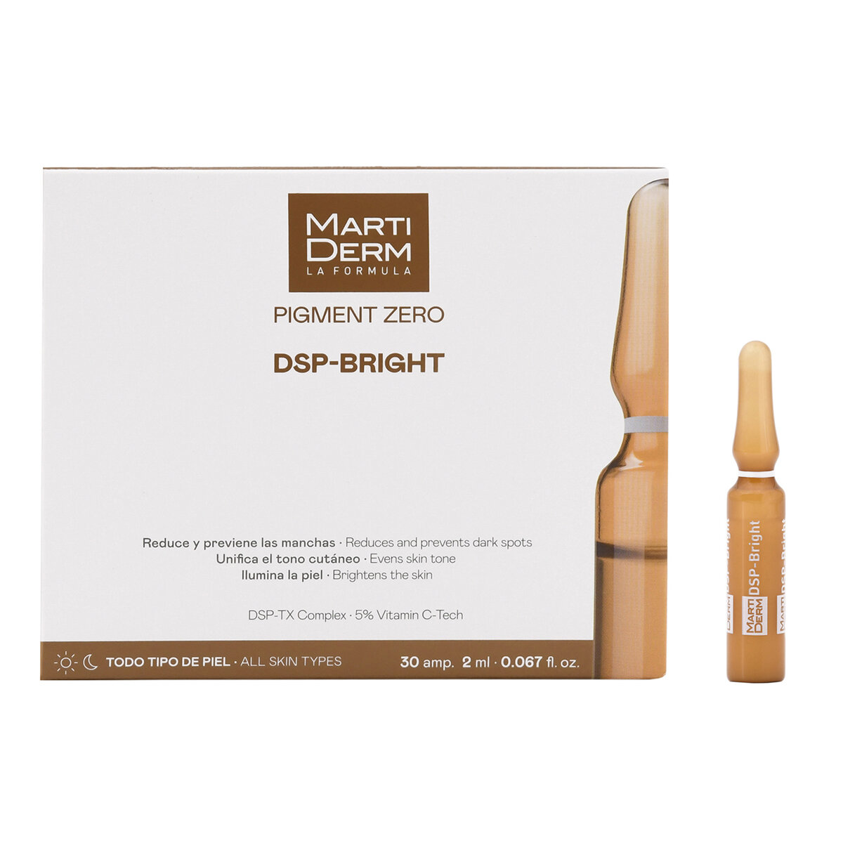 MartiDerm Ампульная сыворотка для лица против пигментных пятен Pigment Zero Сыворотка 30*2мл