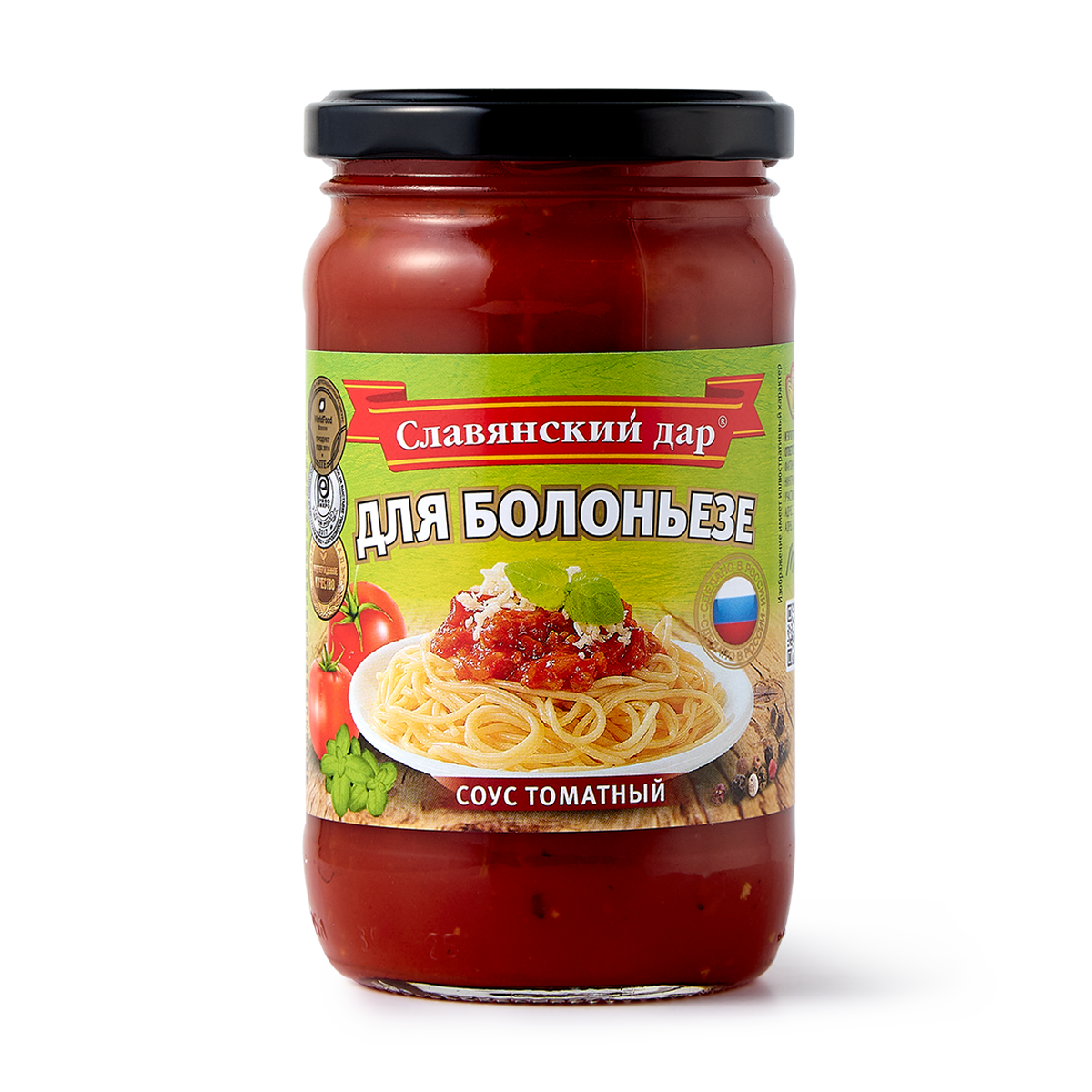 Соус томатный «Славянский дар», для болоньезе, стеклянная банка, 360 г