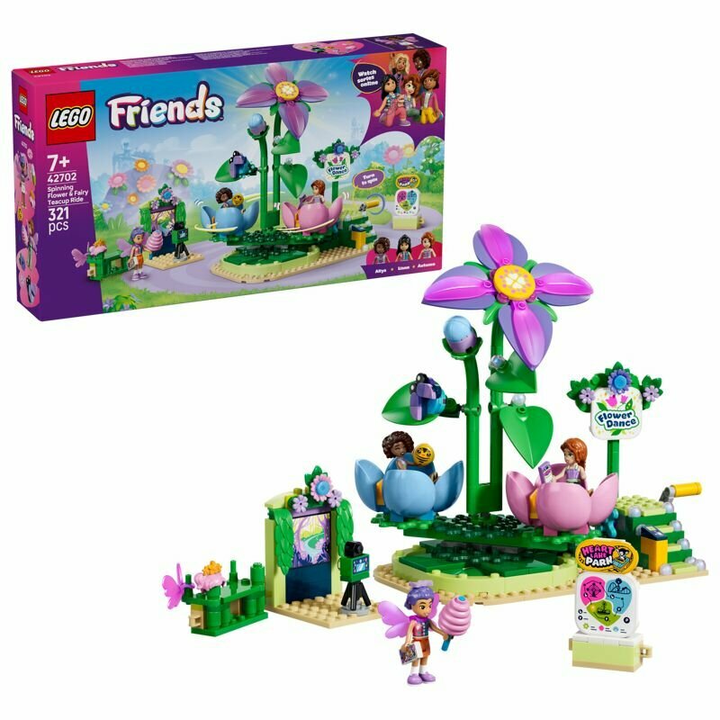 Конструктор LEGO FRIENDS - Карусель с цветами и феями, 321 эл. - Лего Друзья 42702