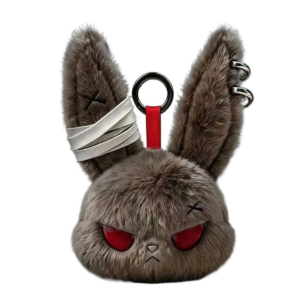 Мягкая игрушка (Тёмный кролик) (Dark Bunny / Злой зайка) из плюша, антистресс, милый хулиган, коллекционная, для детей и взрослых, подарок