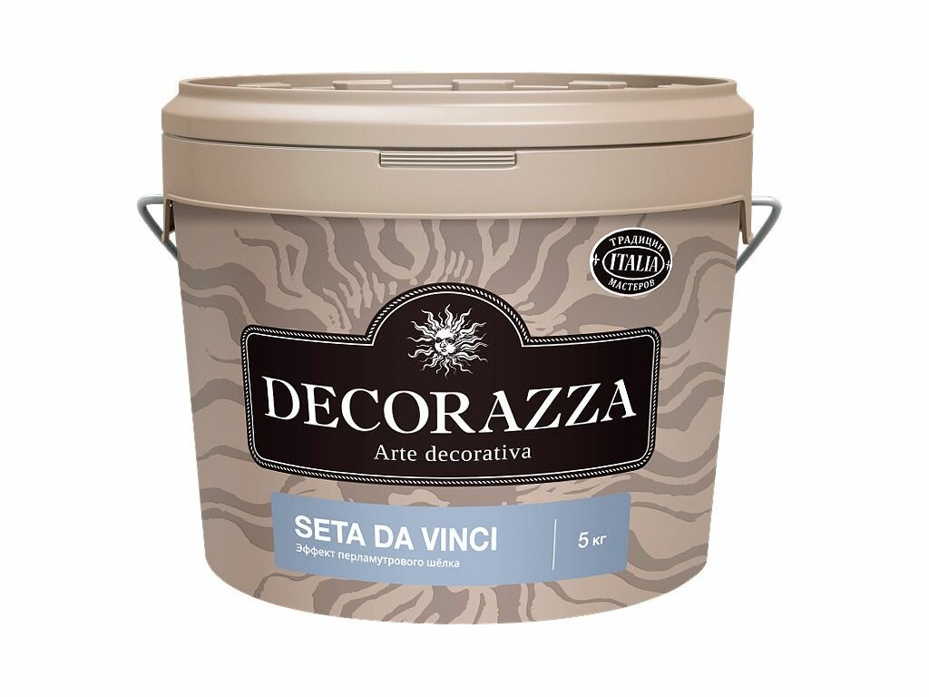 Краска с Эффектом Перламутрового Шёлка Decorazza Seta Da Vinci 1кг SD 11-52 / Декоразза Сета Да Винчи.