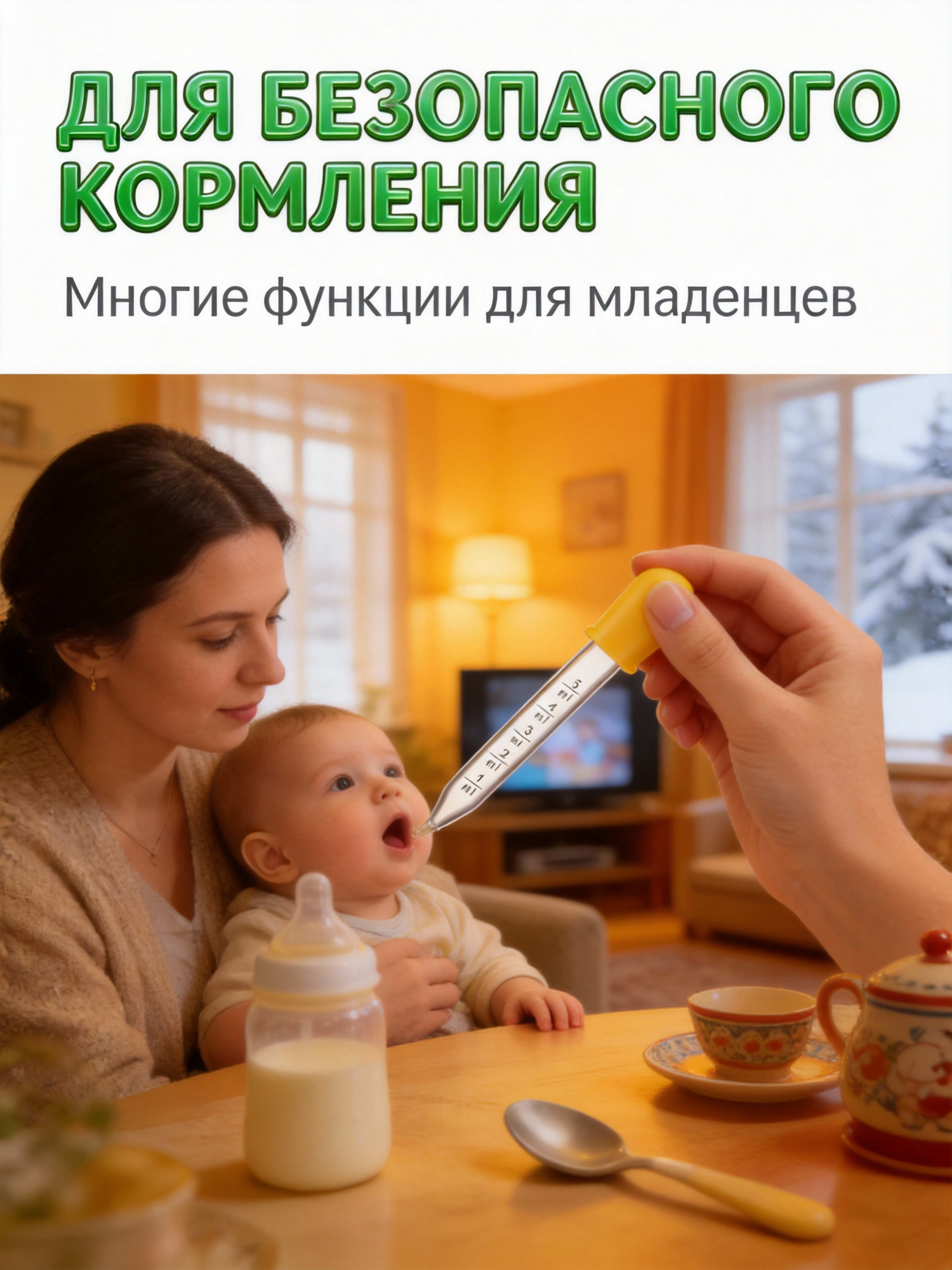 1 шт. Многофункциональная пипетка для кормления и лекарств младенцам, 5 мл дозатор для безопасного питания, защита от поперхивания