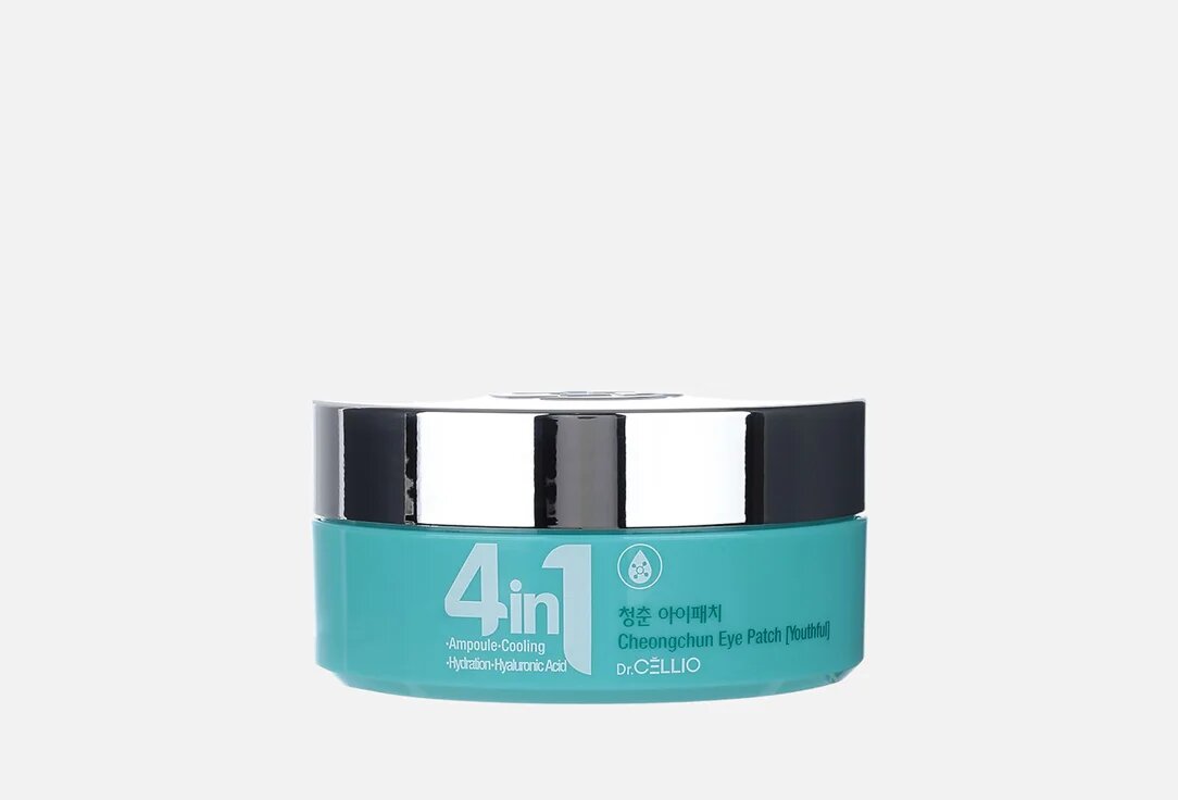 Dr.Cellio Dr. G50 4 IN 1 CHEONGCHUN EYE PATCH (Hyaluronic Acid) Патчи для кожи вокруг глаз 60шт