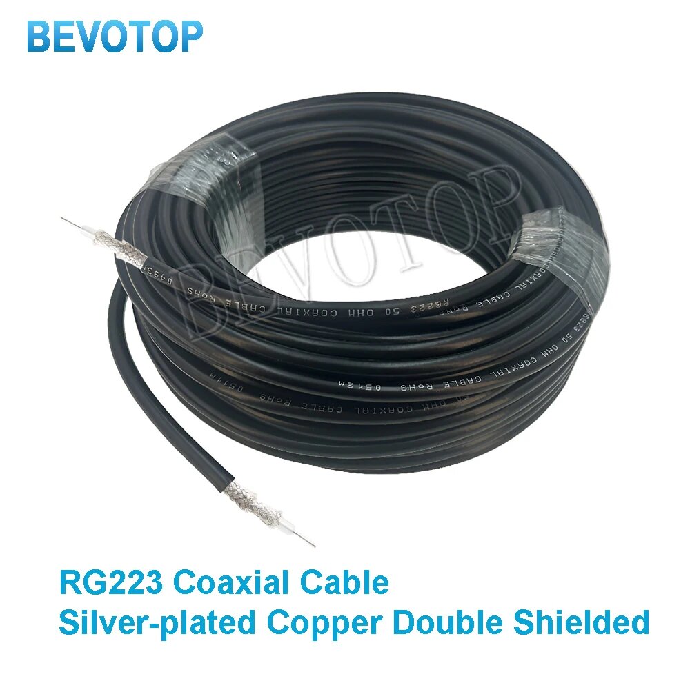 BEVOTOP кабель RG223 50 Ом 20M