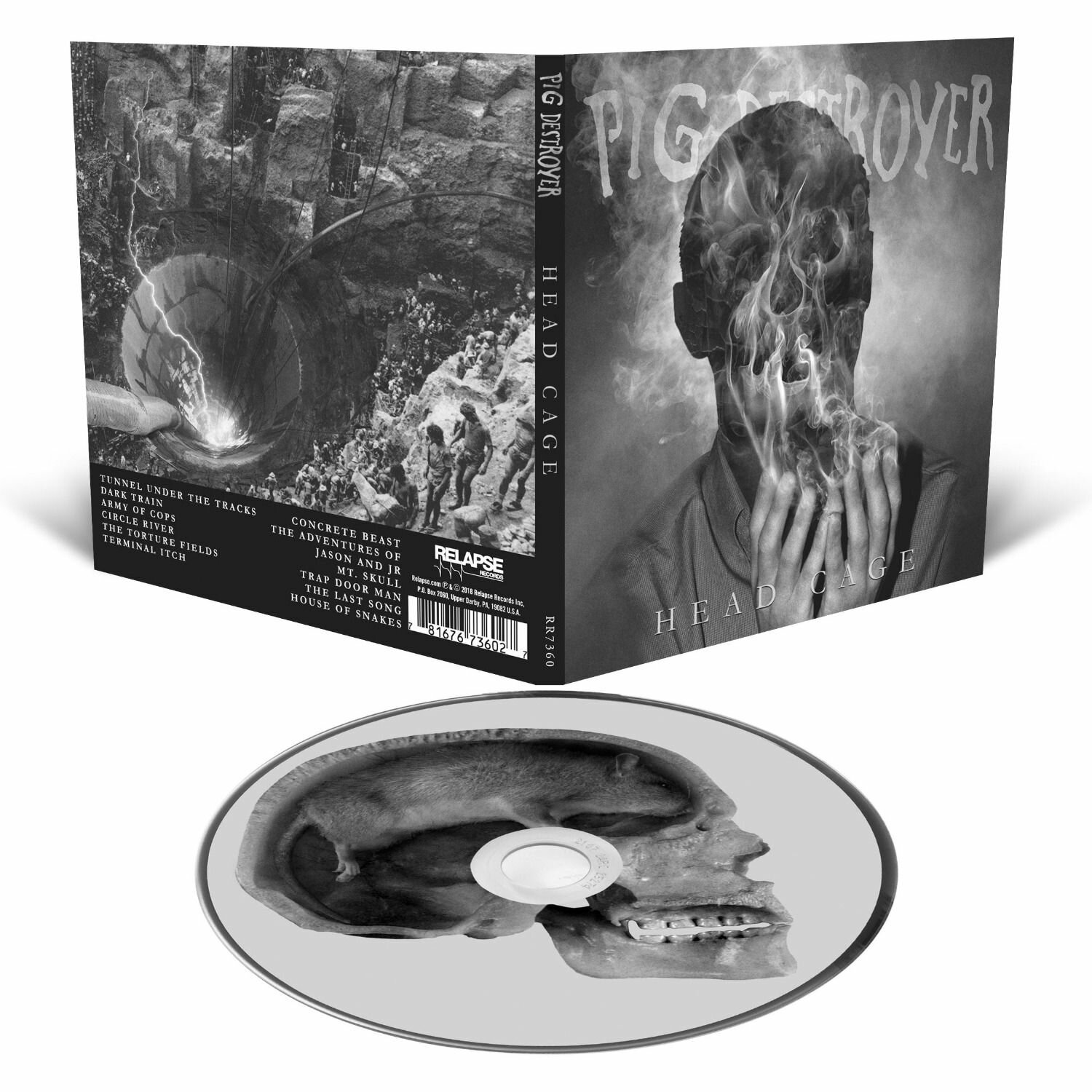 Музыка CD Pig Destroyer - Head Cage, CD — фото 1