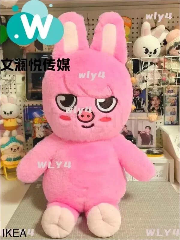 SKZOO 50cm Сидящая Кукла Straykids KARMA Волк Dwaekki с одеждой и шляпой
