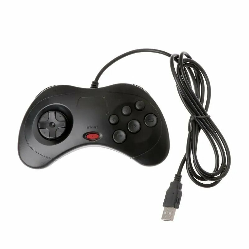 Джойстик для Saturn (PC/Mac, USB), Черный