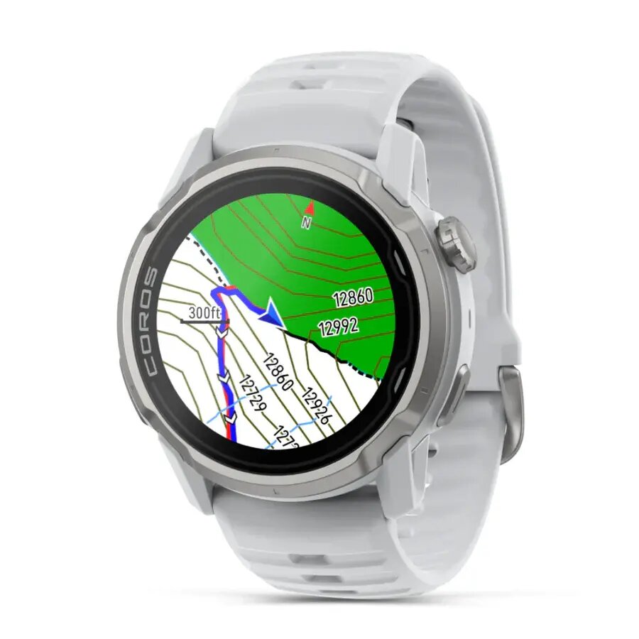 Умные спортивные часы Coros Apex 4, 42 mm White с сапфировым стеклом, динамиком, микрофоном и оффлайн картами — фото 1