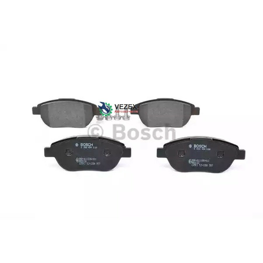 BOSCH 0986494038 0 986 494 038 841 00=852 000B-SX ! колодки дисковые п.\ Peugeot 307, Citroen Xsara 1.6-2.0/HDi 00>