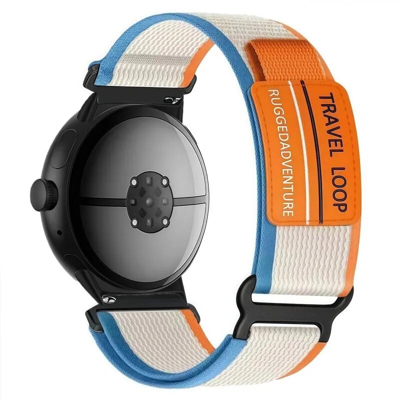 Нейлоновый ремешок на липучке для смарт-часов Google Pixel Watch 4/ 3/ 2/ 1 41мм с регулируемым дизайном, в модном спортивном стиле, Trail Loop.