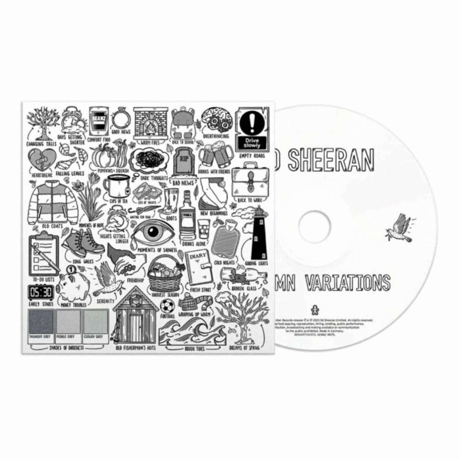 Музыка CD Ed Sheeran - Autumn Variations,