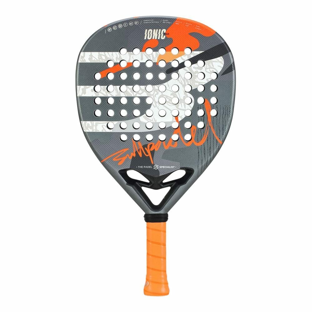 DECATHLON ракетка для падел тенниса bullpadel ionic power 2025 javi leal, серый, оранжевый
