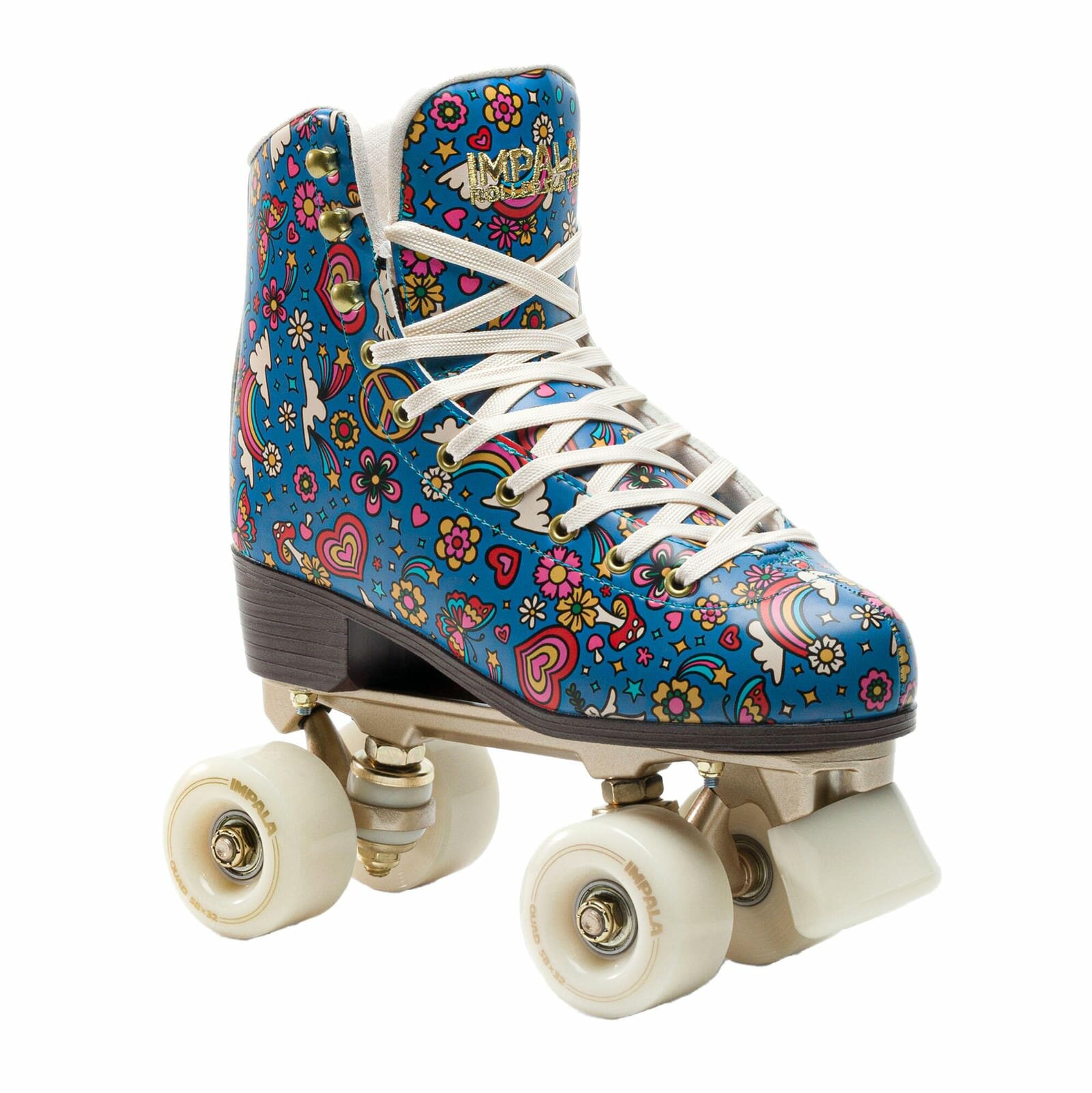DECATHLON Ролики Impala Quad Skate, синий, размер 37