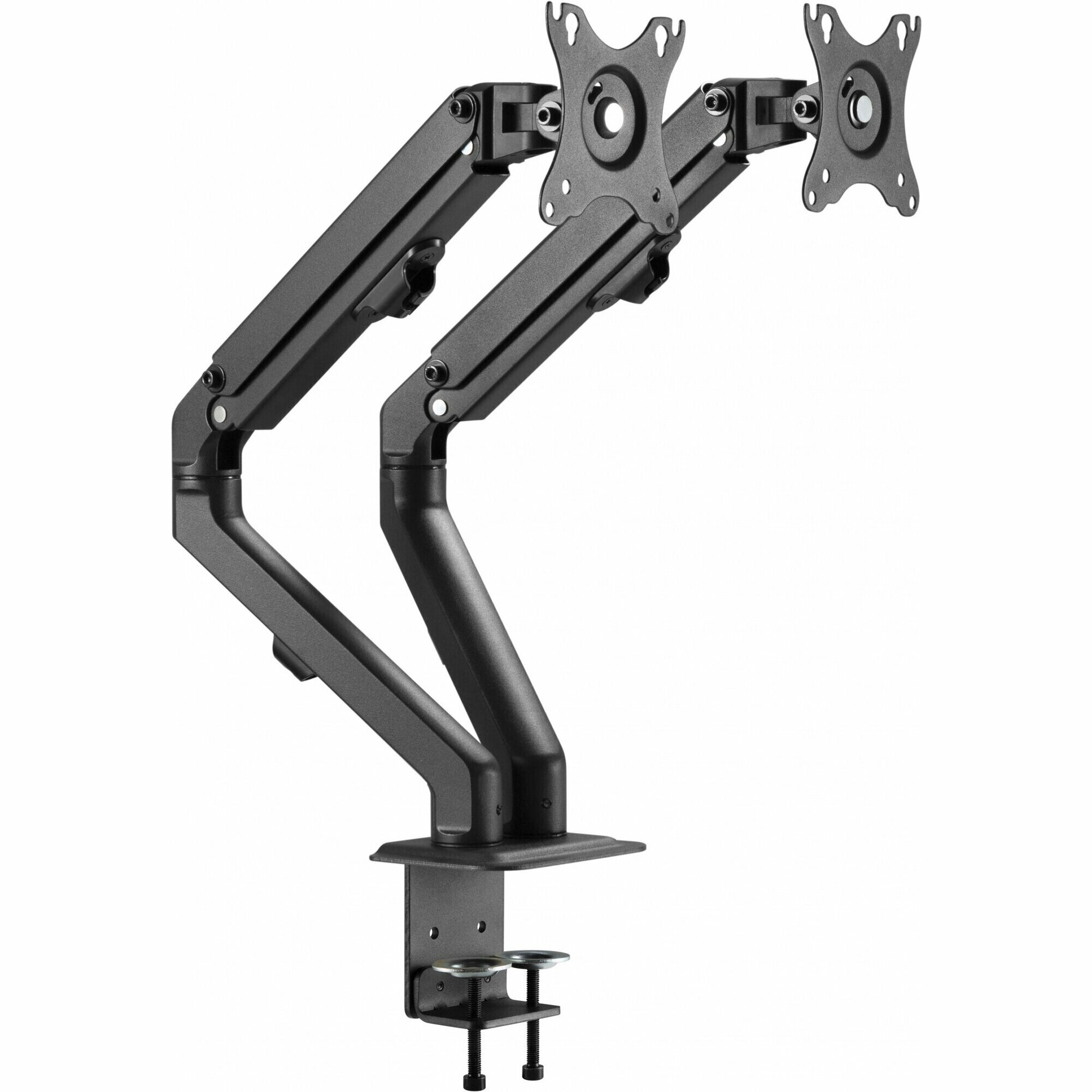 Кронштейн для мониторов Ultramounts UM729 черный 17"-27" макс.7кг крепление к столешнице поворот и наклон