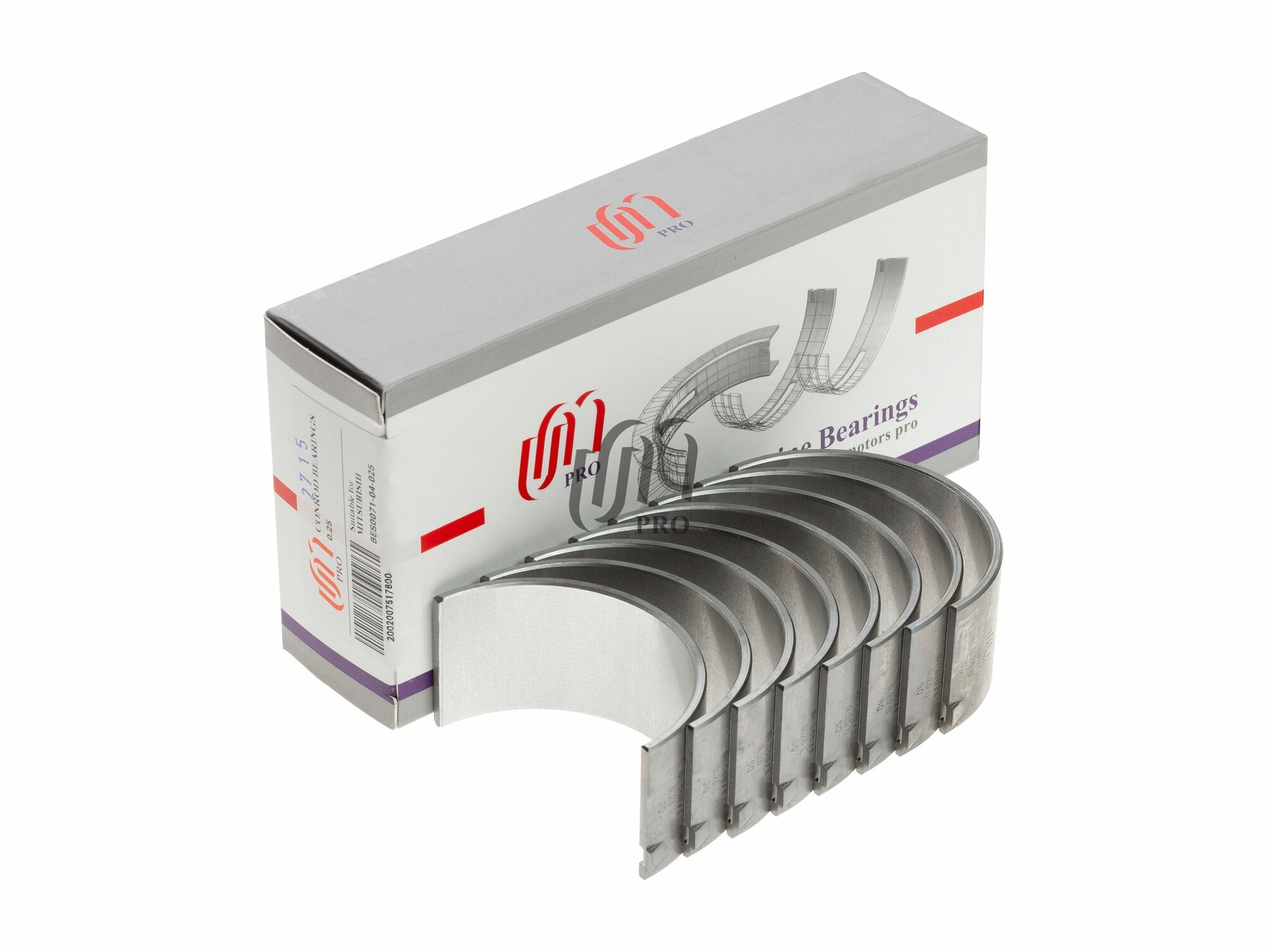 Вкладыши шатунные 0.25 Mitsubishi 2.8TD 4M40T UMpro