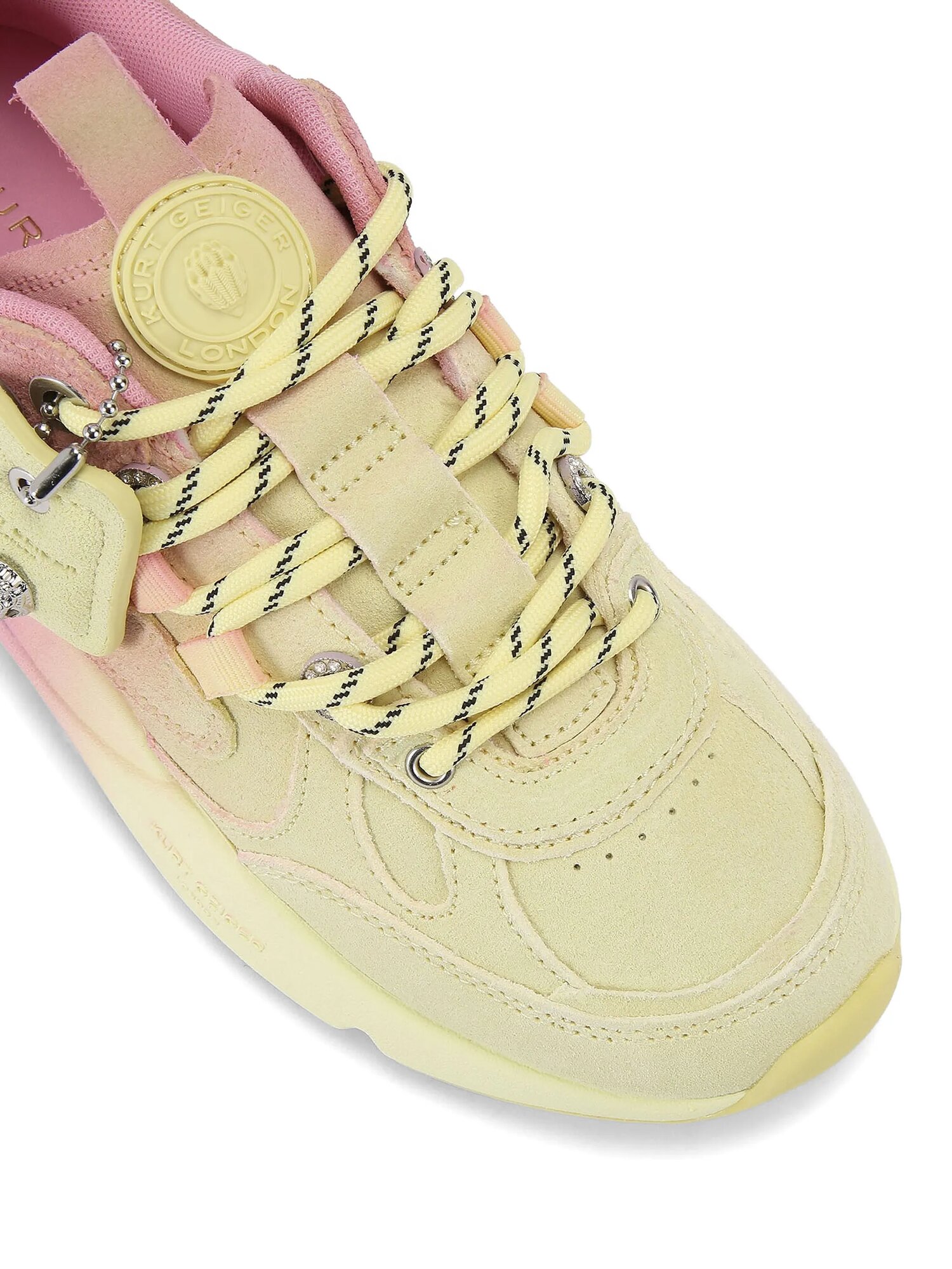 Кроссовки KURT GEIGER ombre kurt runner, размер 39, ochre yellow — фото 1