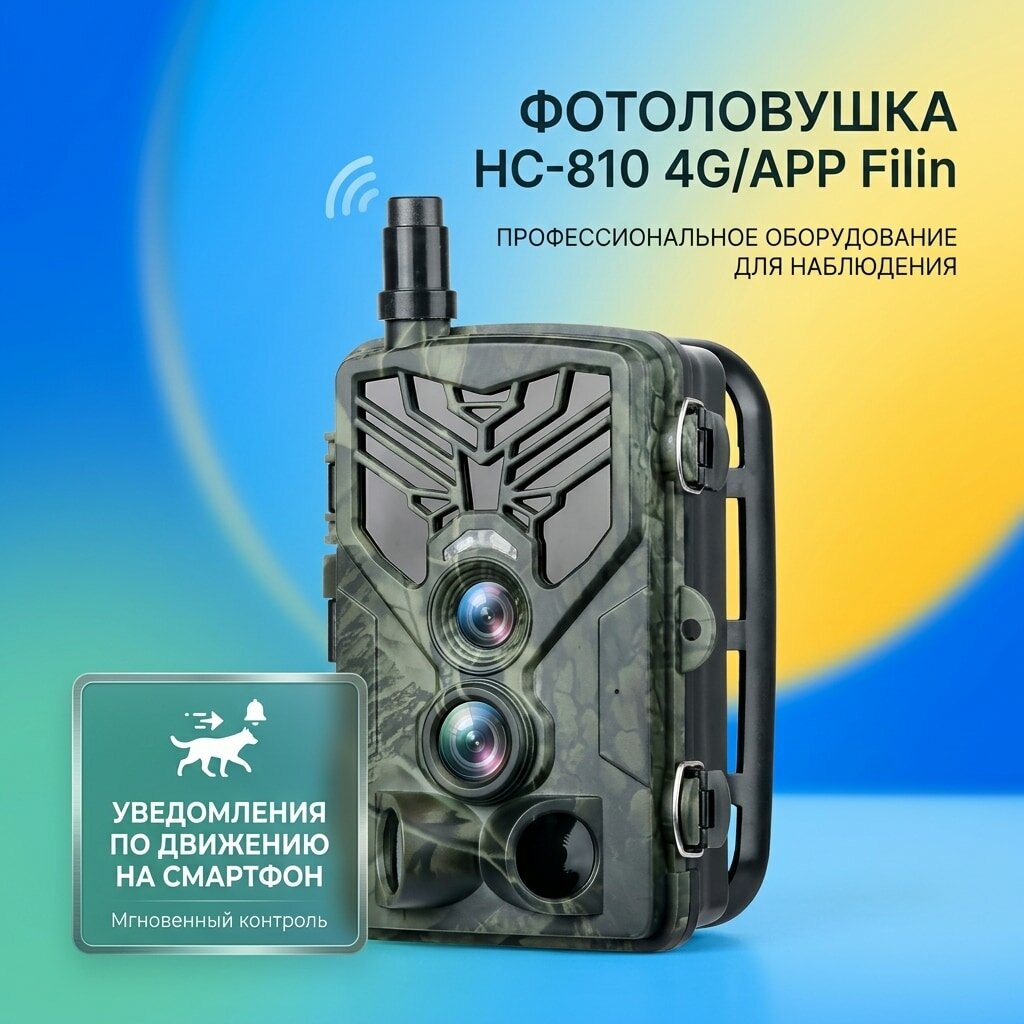 HC-810 4G/APP Filin лесная 2К фотоловушка: 30 Мп фото 4G/LTE