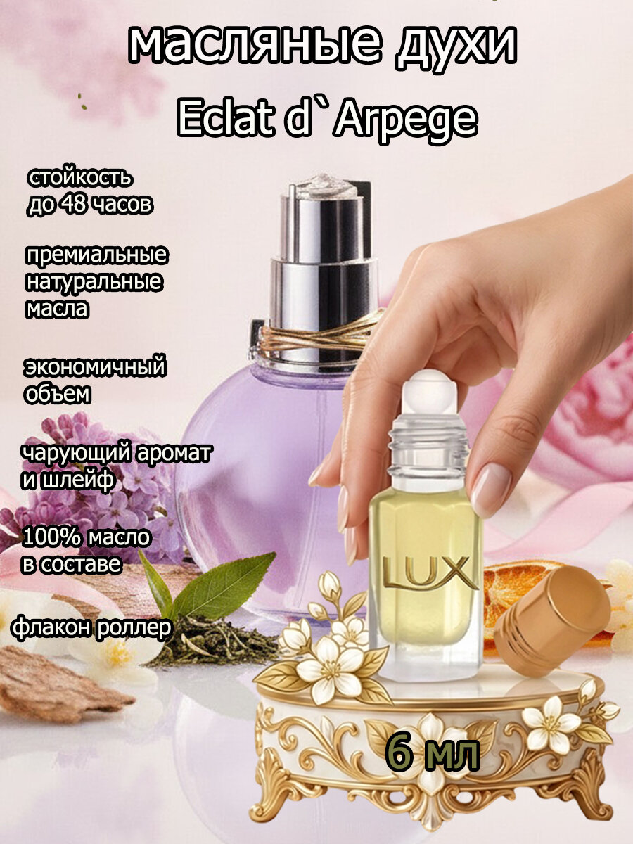 Духи Eclat d'Arpege, масляная основа, роликовый аппликатор, 6 мл