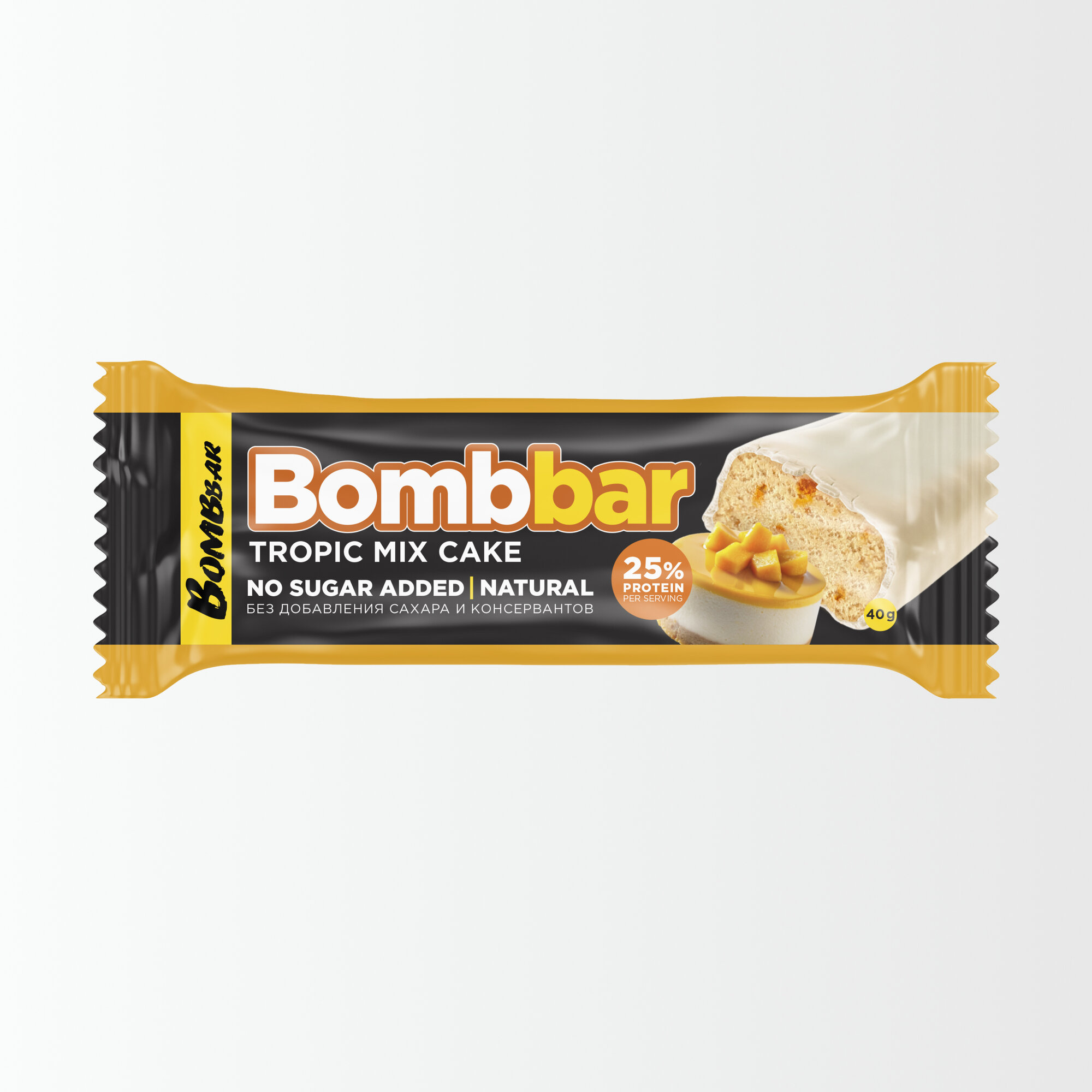 Батончик протеиновый в шоколаде "Тропический микс". BOMBBAR 0,04 кг.