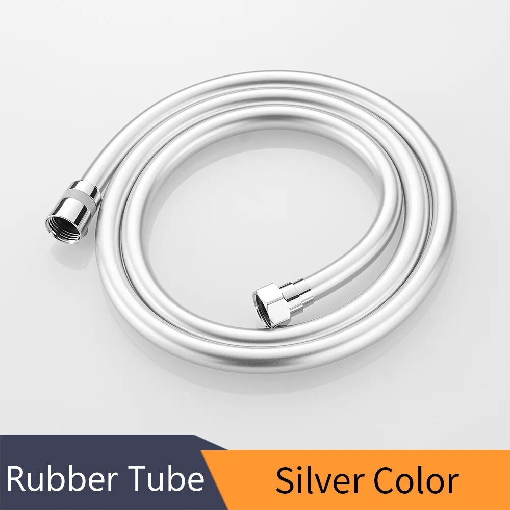 WANFAN Гибкий душевой шланг из ПВХ 1,5 метра Silver