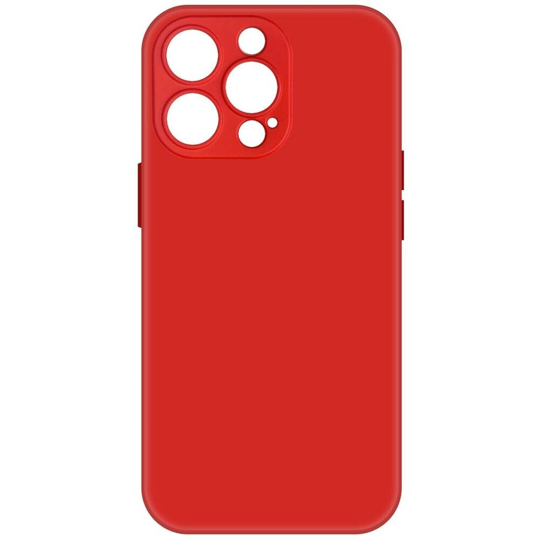 Чехол-накладка Krutoff Silicone Case для iPhone 13 Pro (red)